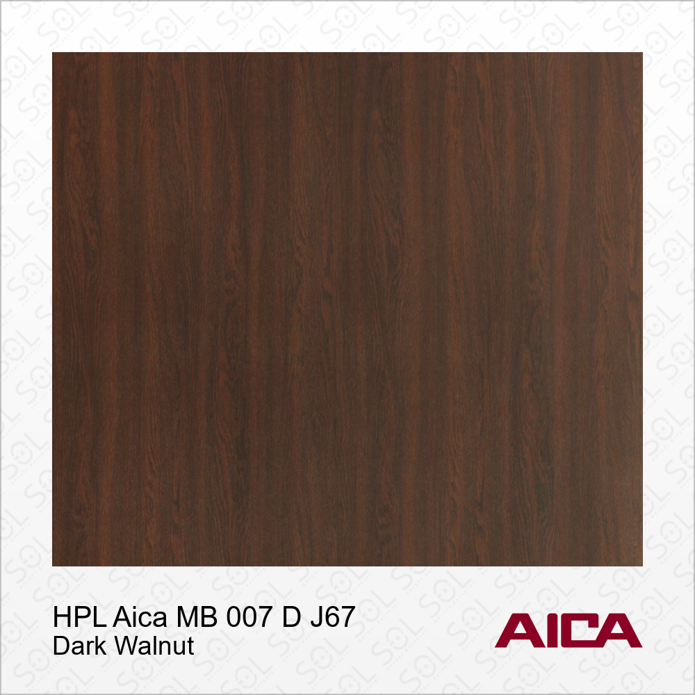 HPL Aica MB 007 D J67 - Dark Walnut