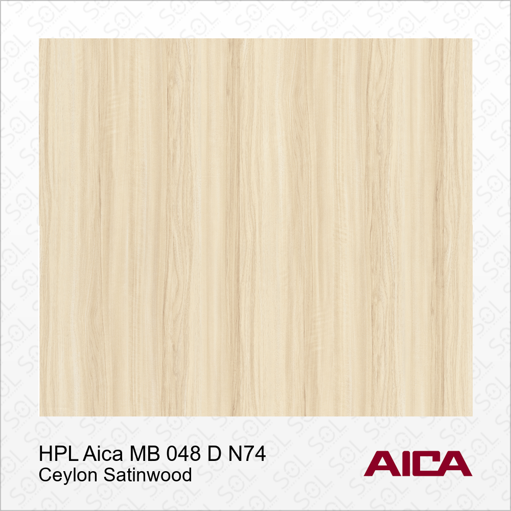 HPL Aica MB 048 D N74 - Ceylon Satinwood