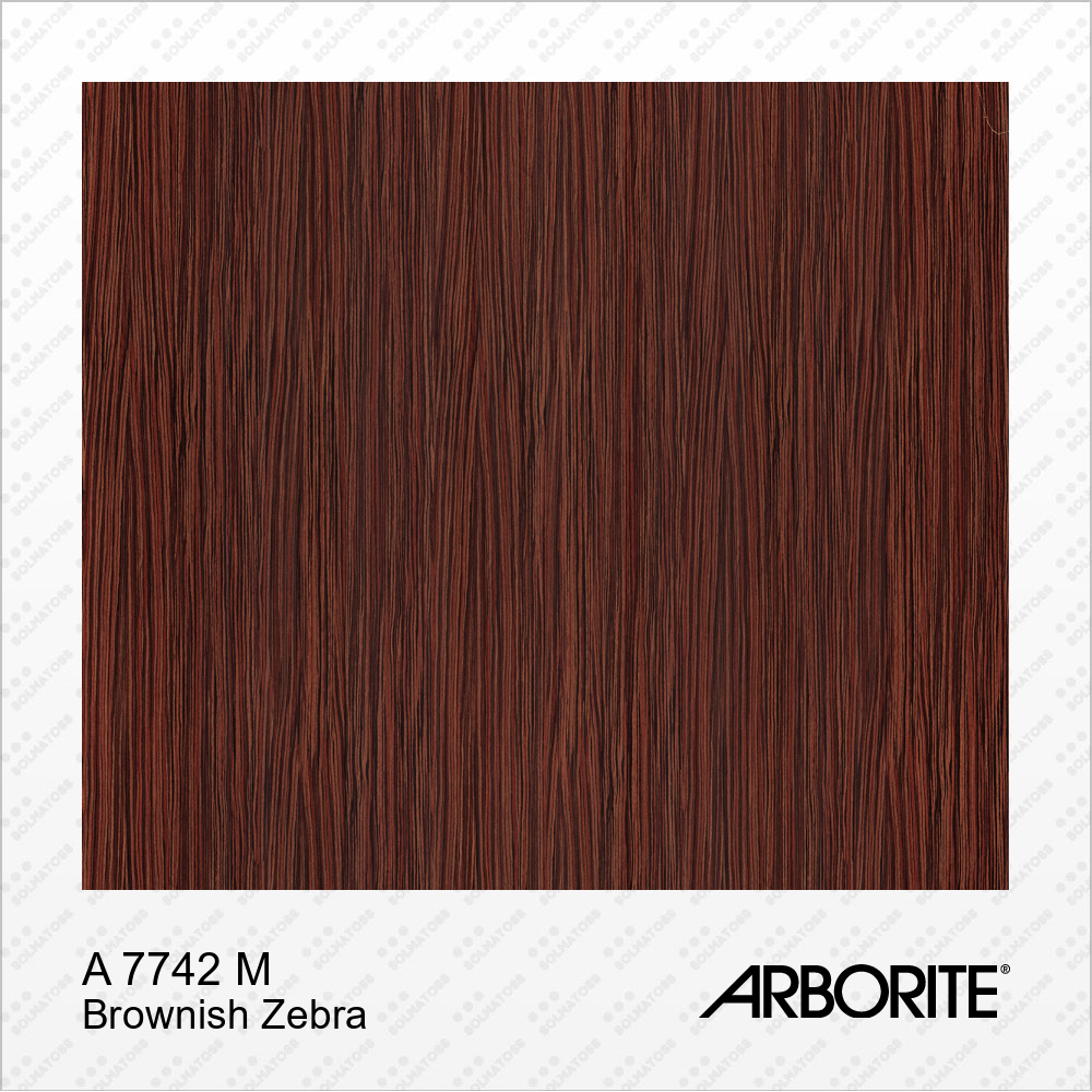 HPL Arborite A 7742 M - Brownis Zebra