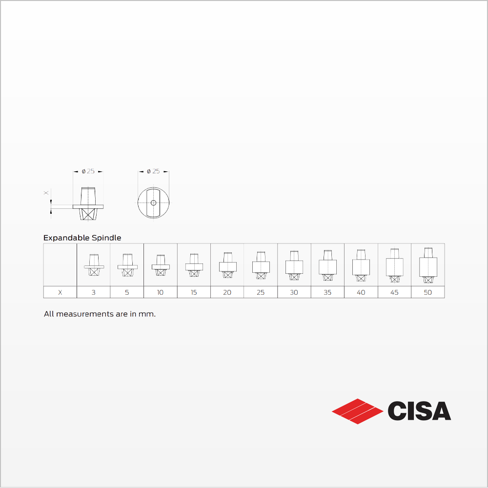 BTS 75 Cisa Floor Hinge F5500R NHO EN1-4 SS