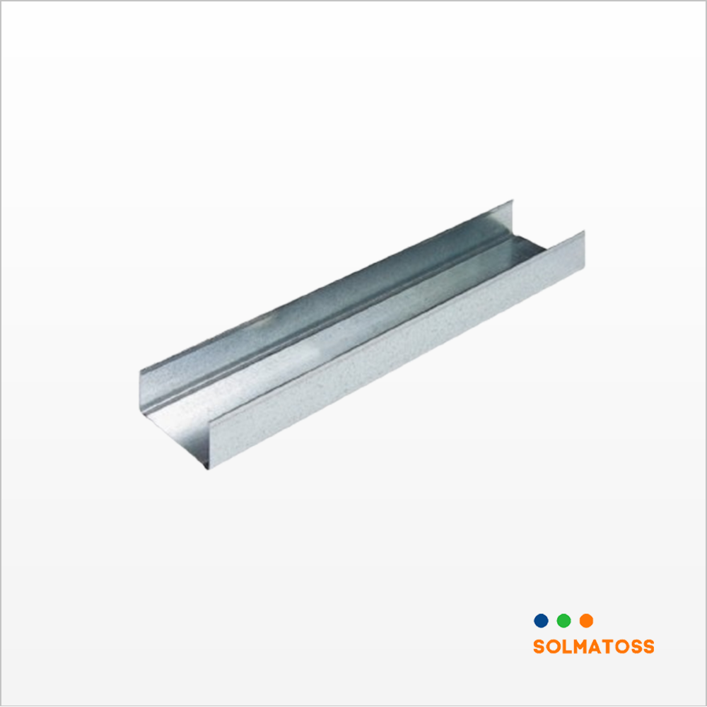 Galvalum Track U Runner 76 0.35mmx3meter