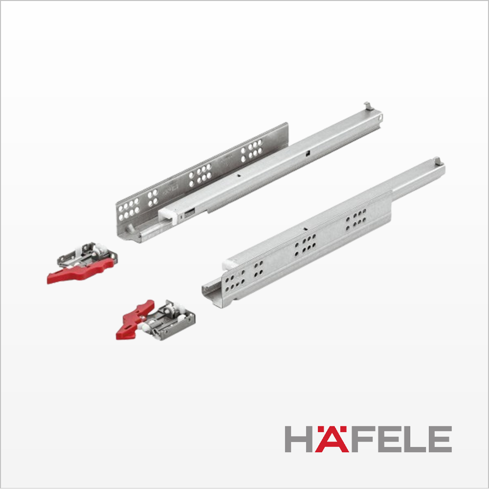 Rel Tandem Hafele MX RUN.UM A30 GALV.+D 3DCLIP 16/400MM FULL SOFT CLOSE ...