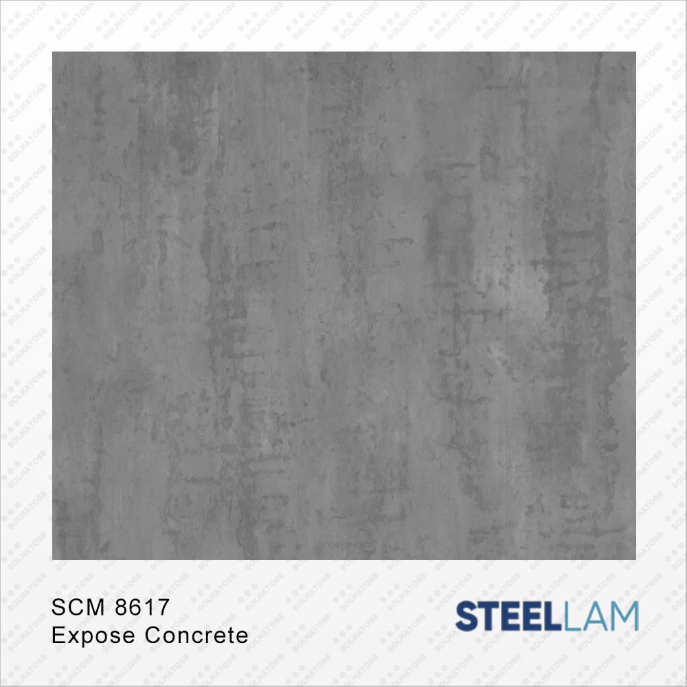 HPL Steellam SCM 8617 - Expose Concrete