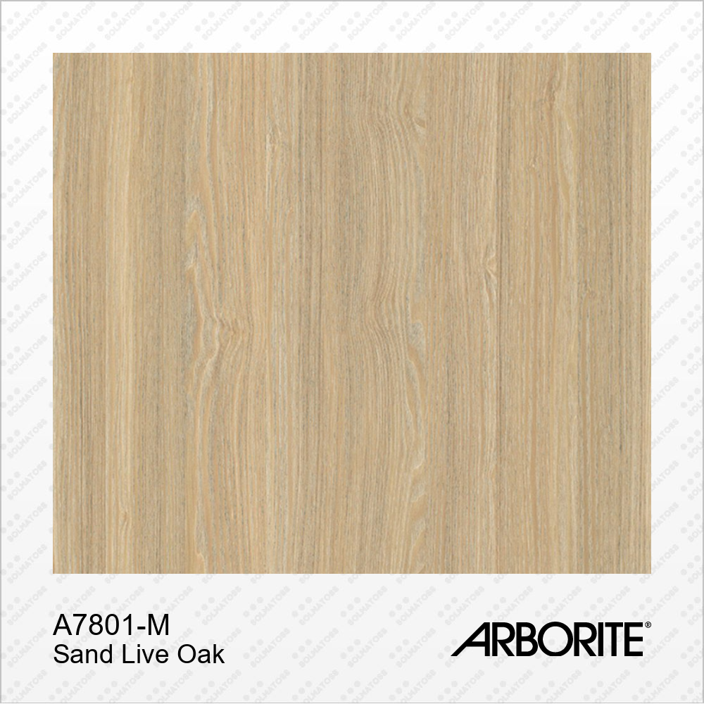 HPL Arborite A 7801 W - Sand Live Oak