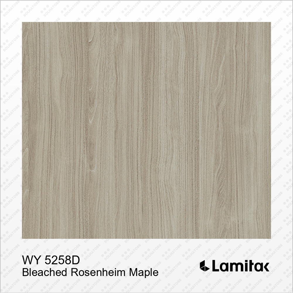 HPL Lamitak WY 5258D - Bleached Rosenheim Maple