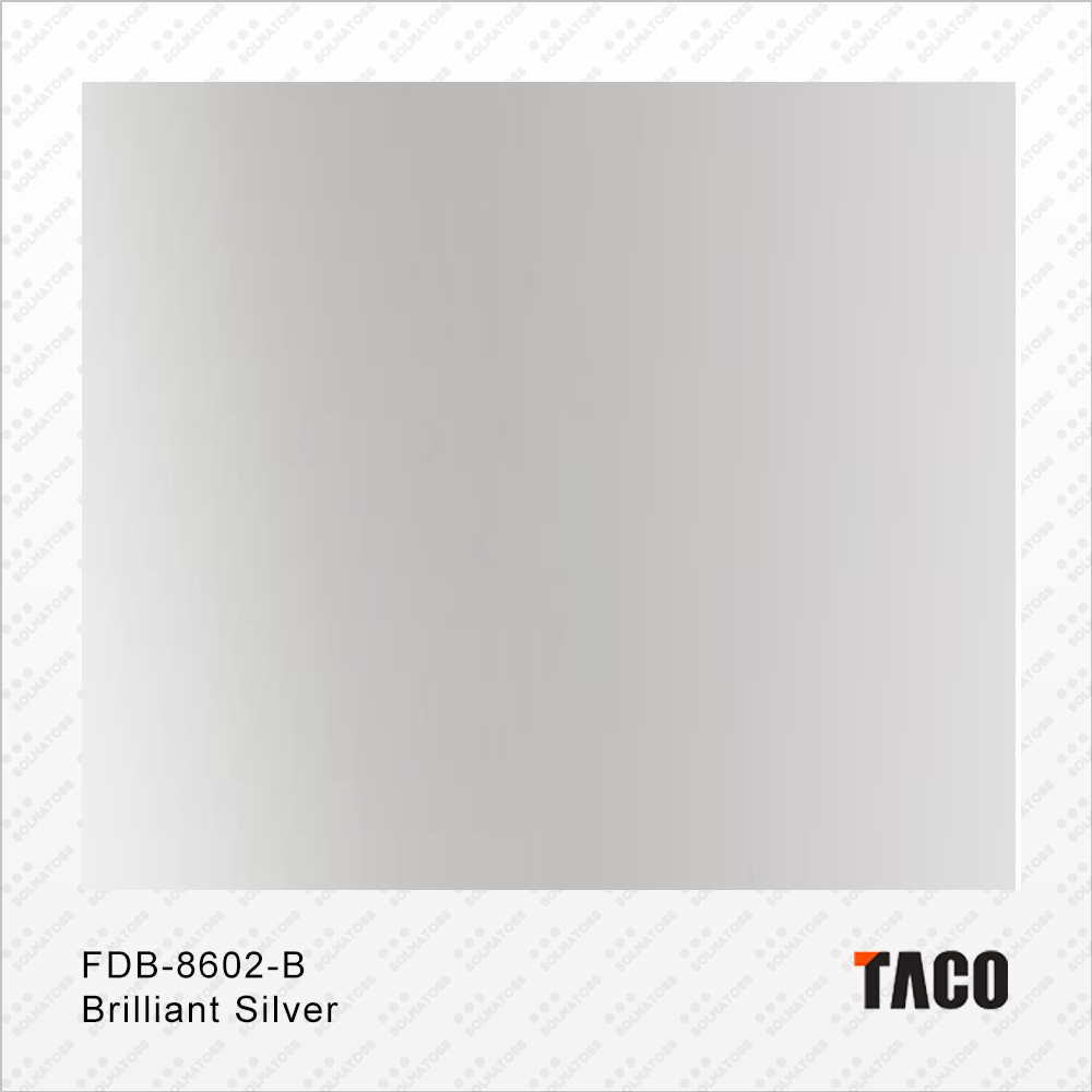 Wall Panel 2D Taco FDB 8602 B - Briliant Silver