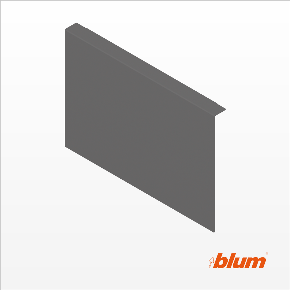 Ambia Line Blum ZC7A0P0C Chipboard Back Adapter - Orion Grey (02258290)