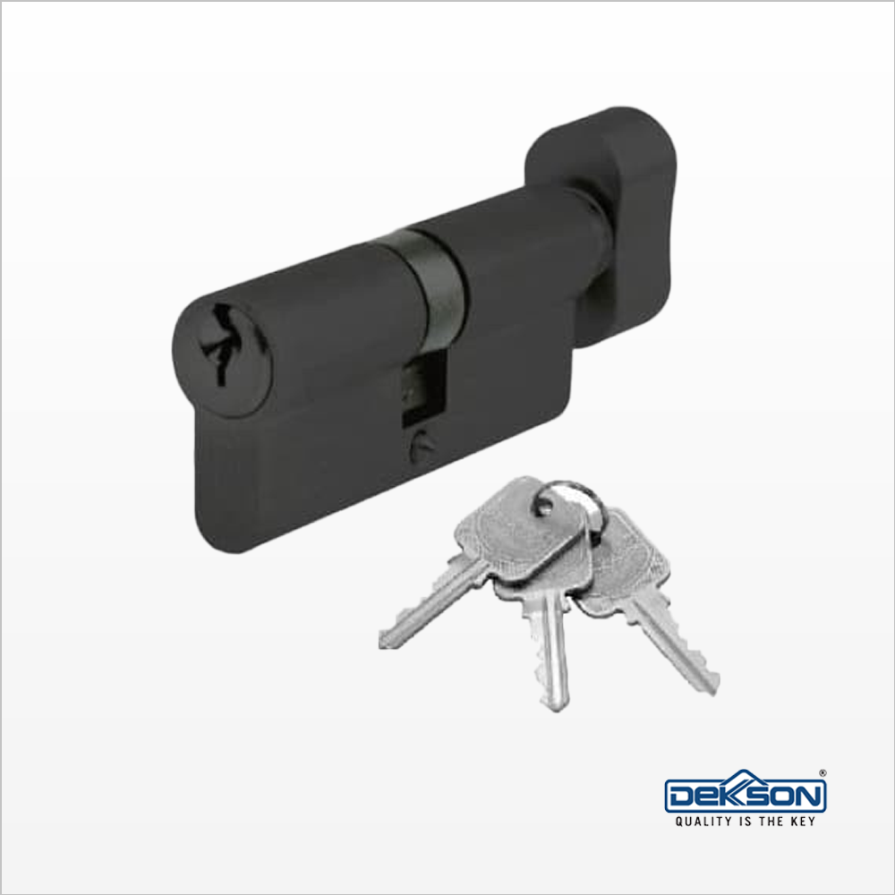 Cylinder Dekkson CYL TC DL 60mm Matt Black