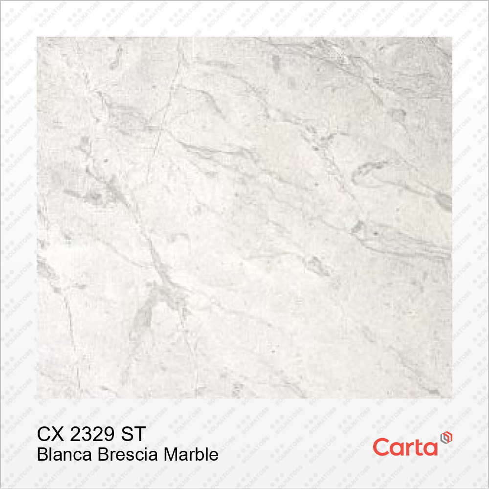 HPL Carta CX 2329 ST - Blanca Brescia Marble