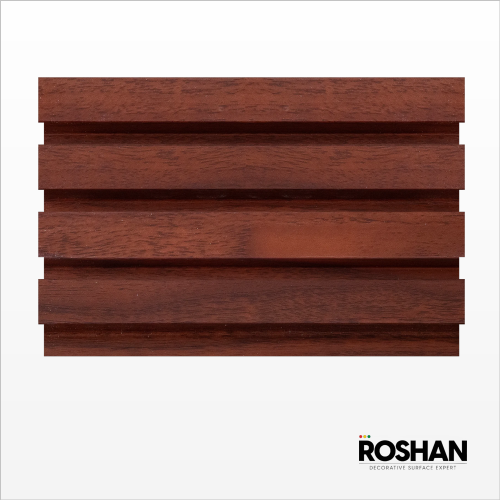 WPC Roshan 160 Square Fluted 2900x160x20mm - Zermatt Wood (Per-batang)