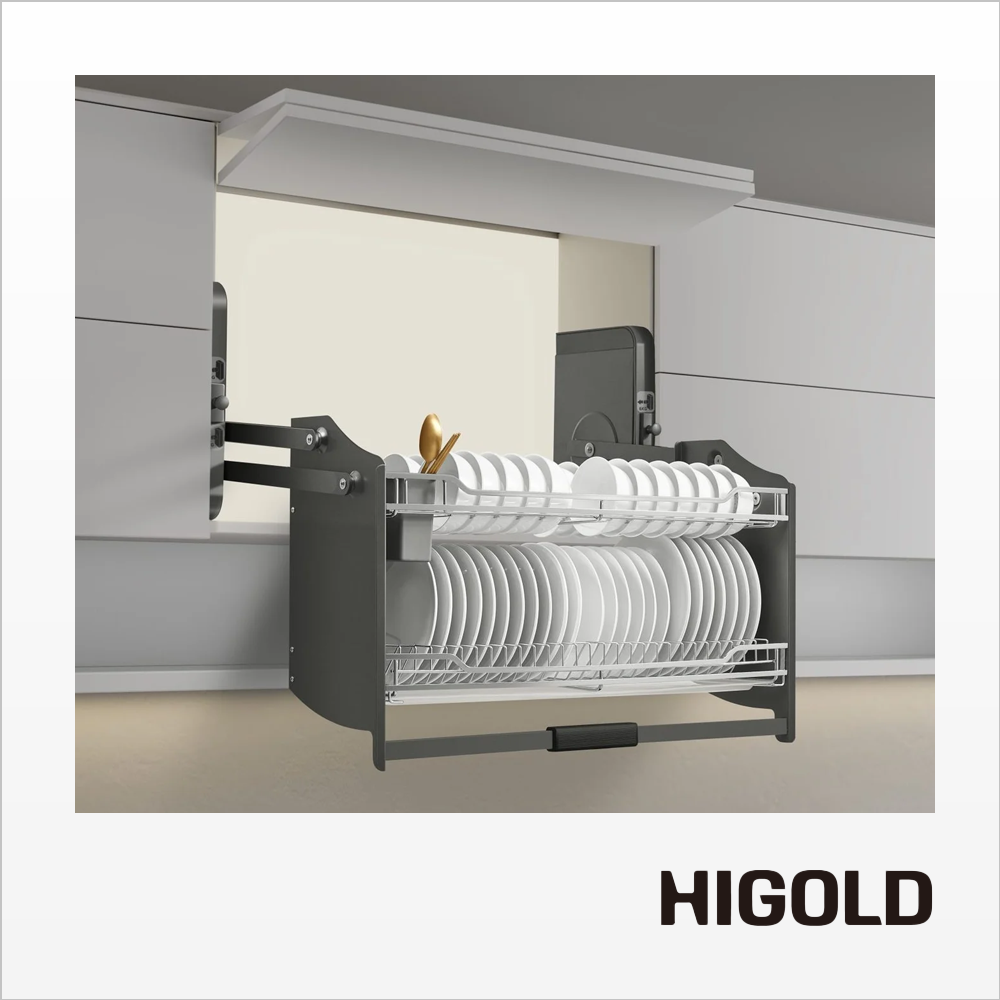 Dish & Bowl Lift Basket Higold Diamond Style - 900mm